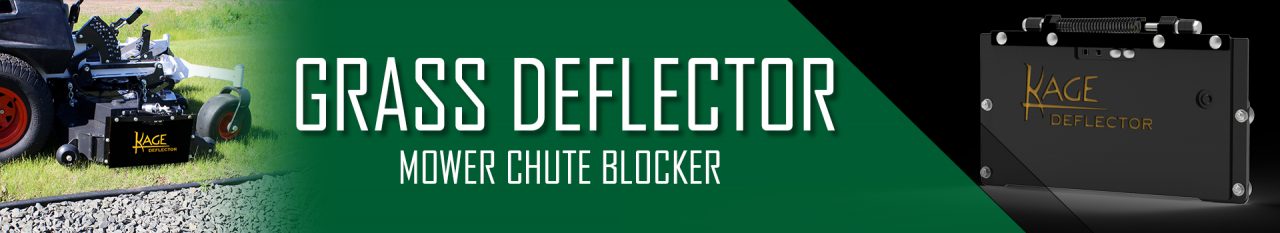 KAGE Electric Grass Deflector Lawn Mower Chute Blocker